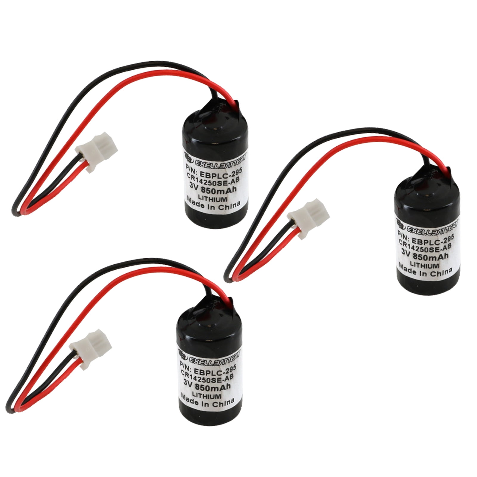 3pc Allen Bradley 1763-BA PLC Backup Compatible with Batteries ...