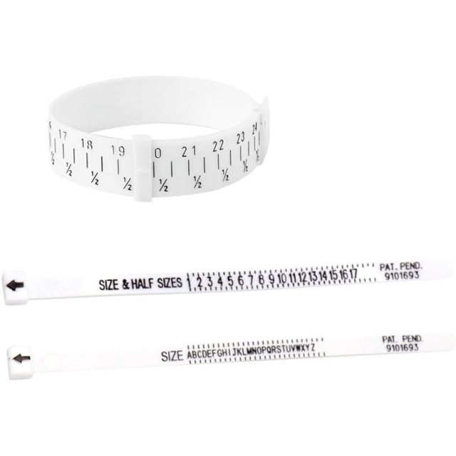 3pc Bracelets Ring Finger Sizer Bracelet Measuring Circle Measuring ...