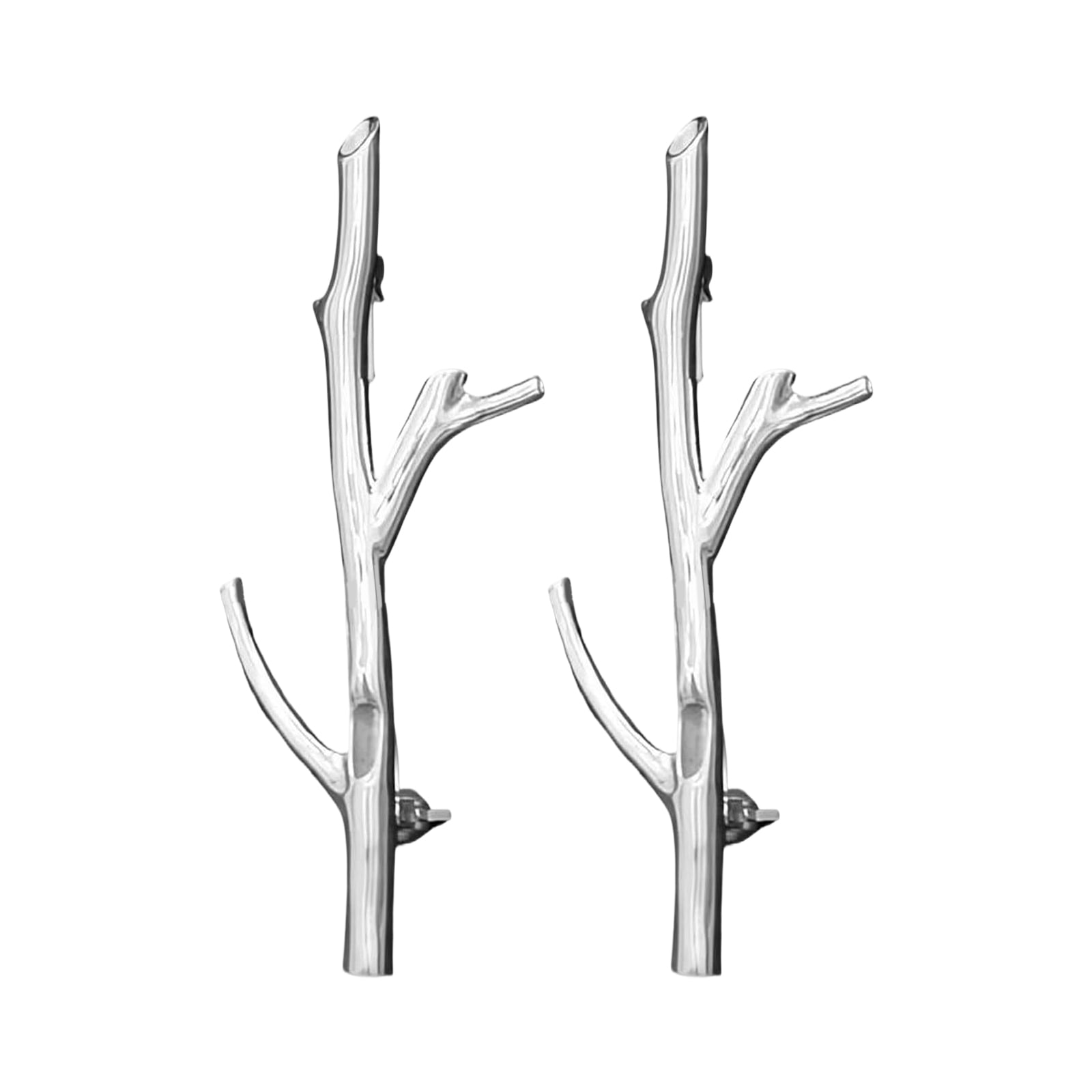 3pc Branch Shape Brooch with Secure Clasp Skin Friendly Badge Pin ...