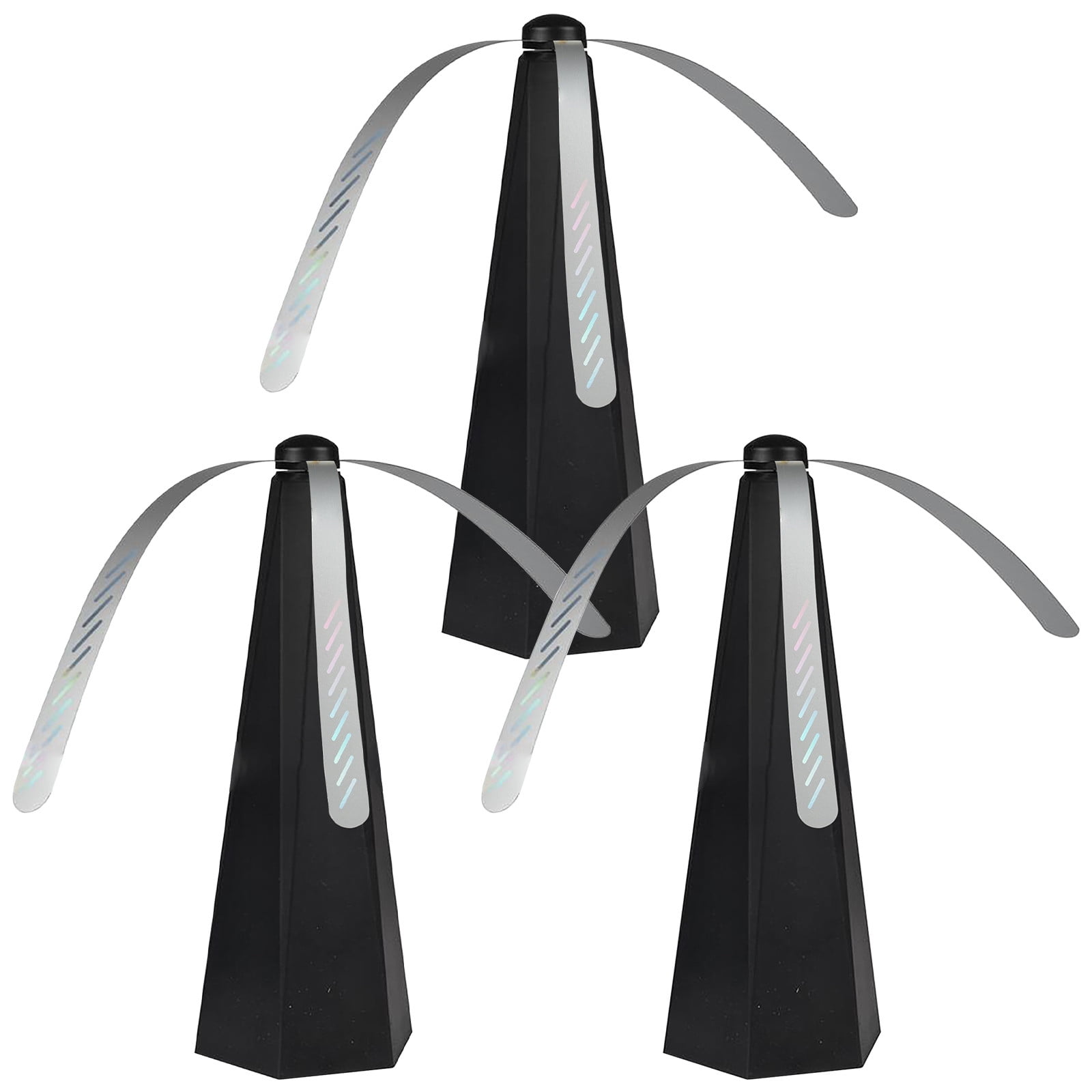 3pc Bug Fan Fly Deterrent with Holographic Blades to Clear Bugs ...