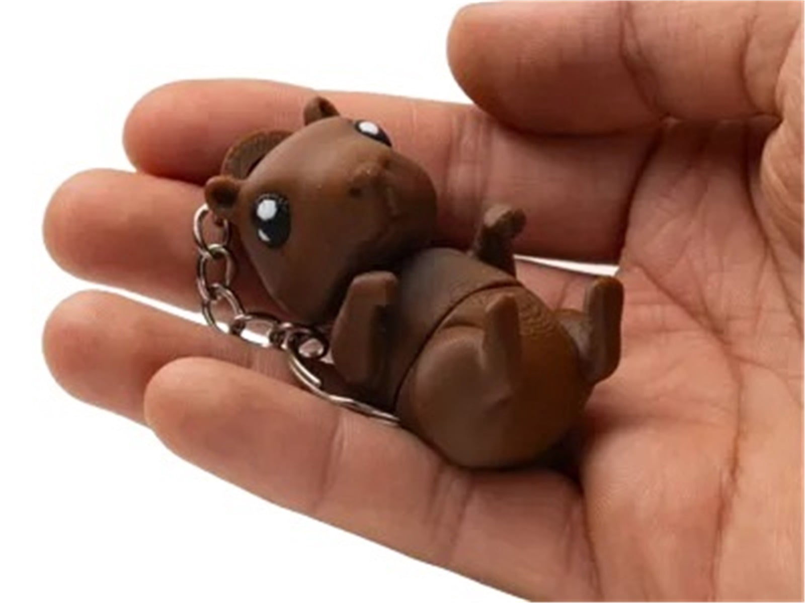 3pc Cute Capibara - movable joints & keychain 3D printing - Walmart.com