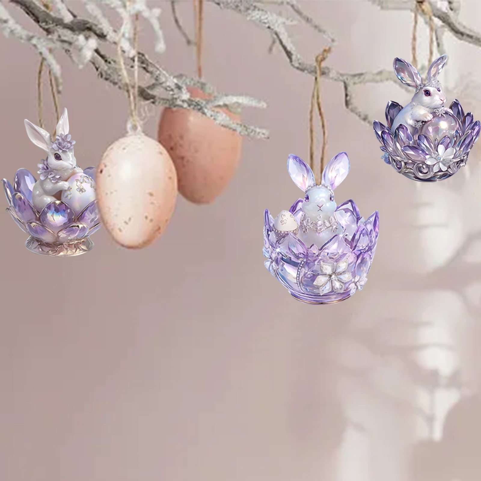 3pc Easter Hanging Diamond Art Painting Kit Desktop Ornament Special ...