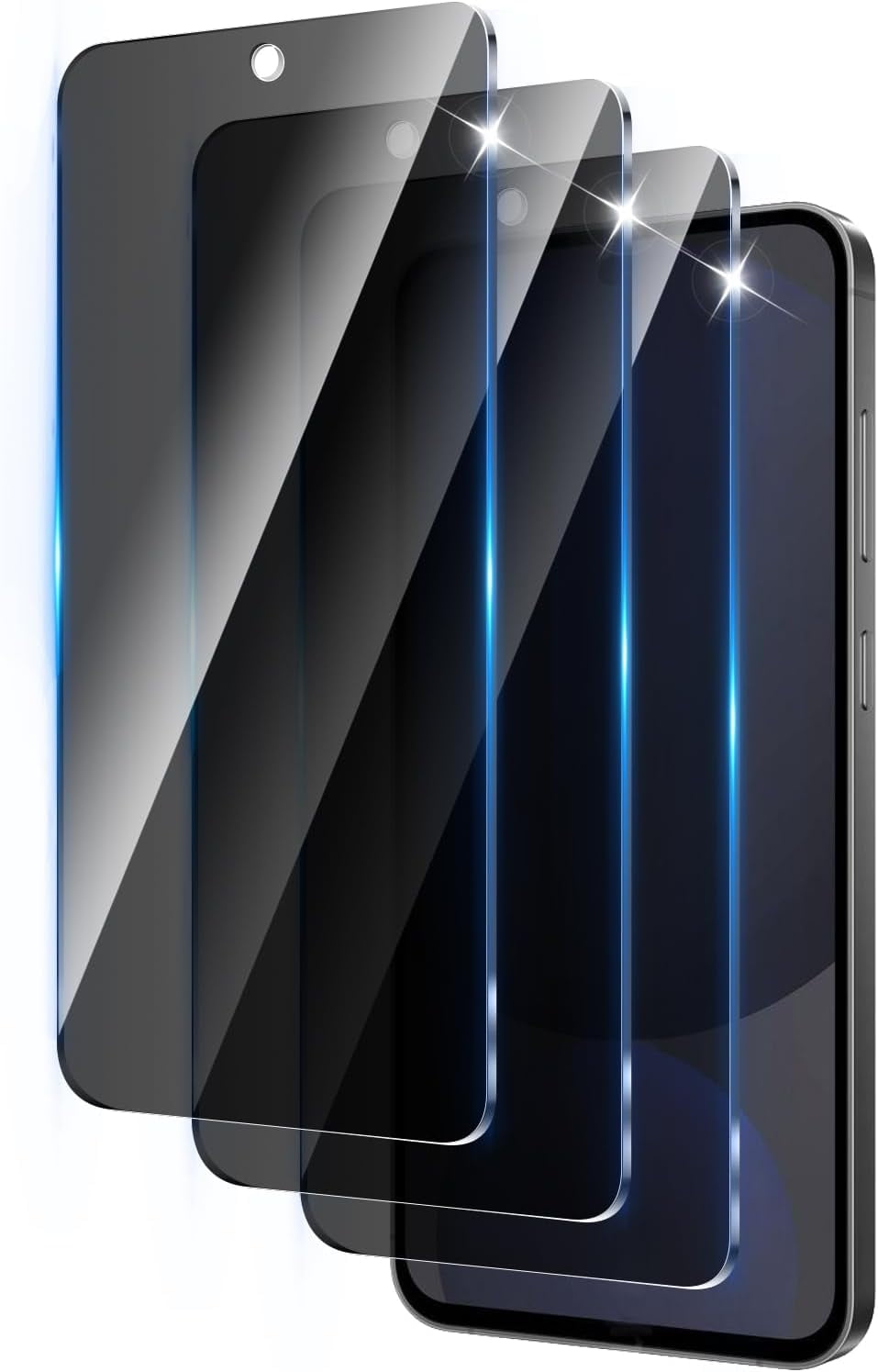 3pc for Galaxy S22/S23/S24/S25 /PLUS /Ultra Matte Anti spy Privacy ...