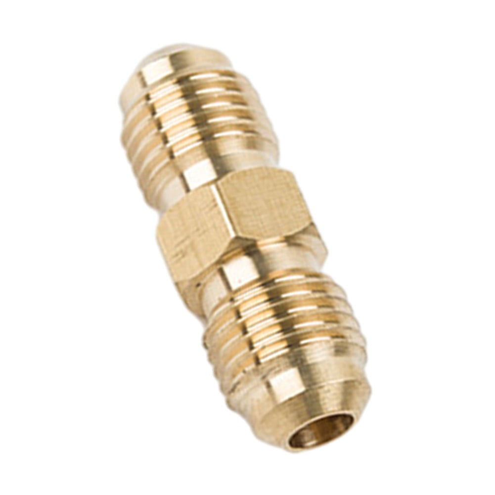 3pc Gas Hose Connector 1/4" Left Double Nipple Coupling Propane Gas ...