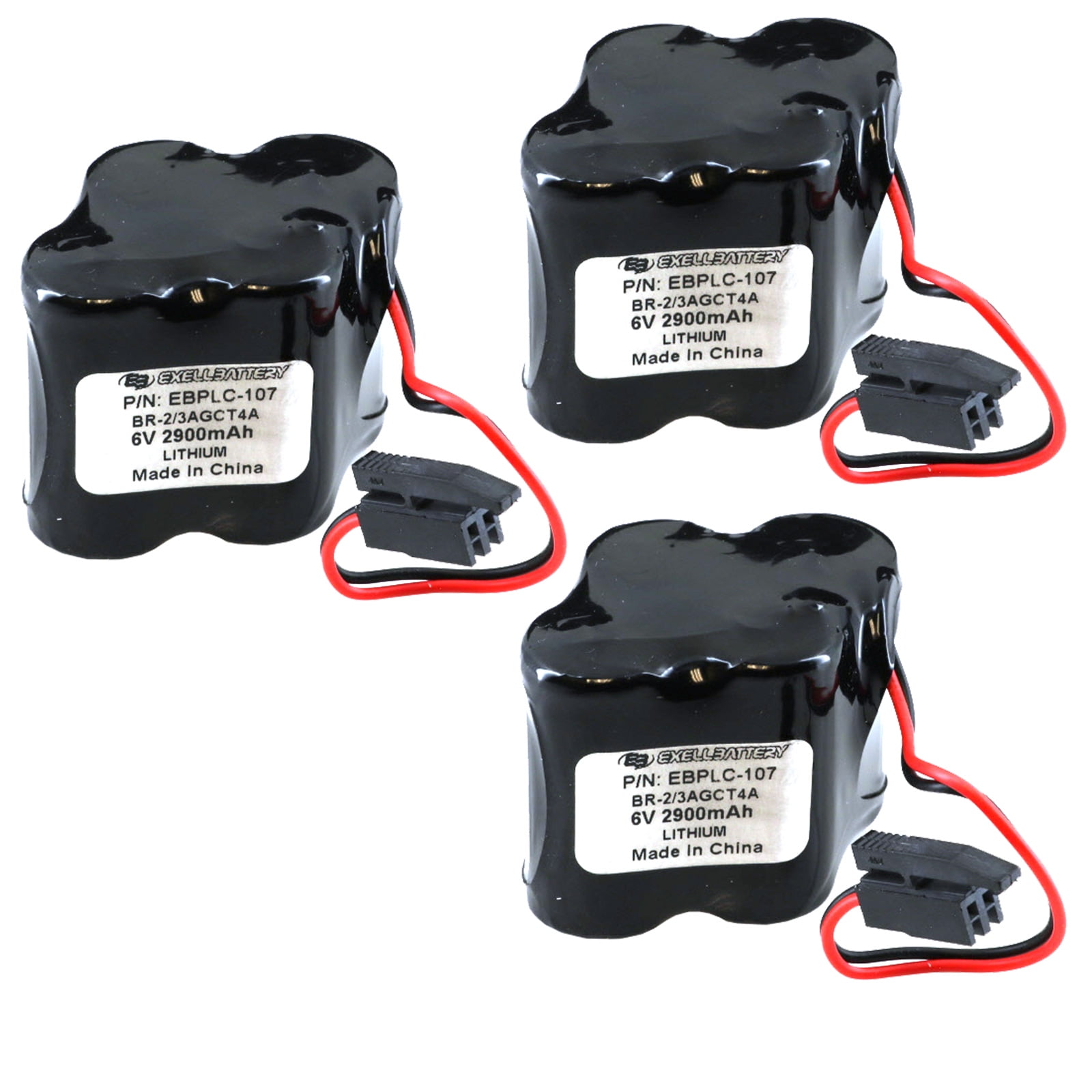 3pc Ge Fanuc SHS749 PLC Backup Battery A98L00310025 BR-2/3AGCT4A ...