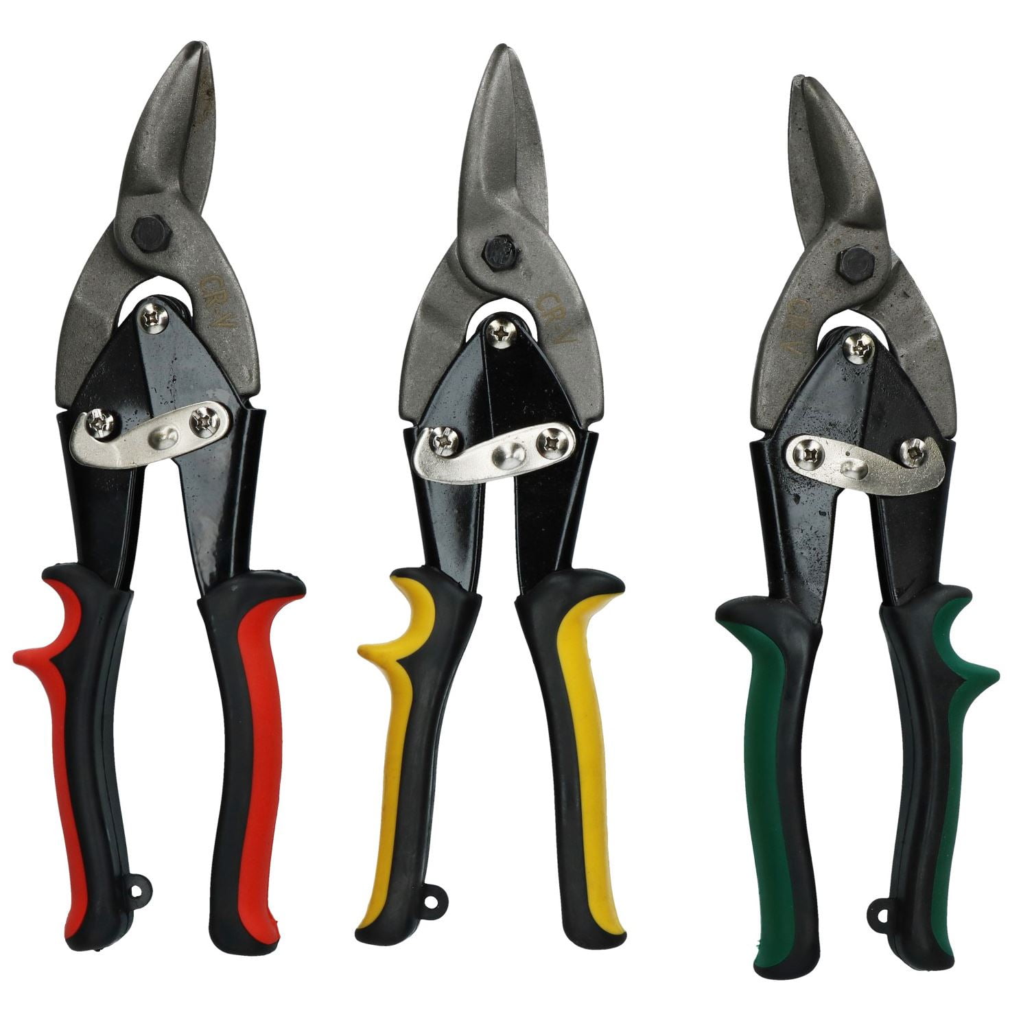 3pc Heavy Duty Aviation Tin Snips Set Sheet Metal Cutters Shears ...