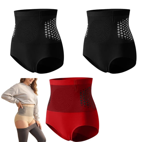 3pc High-Waisted Shaping Panties for Women, Postpartum Body Shaping and ...