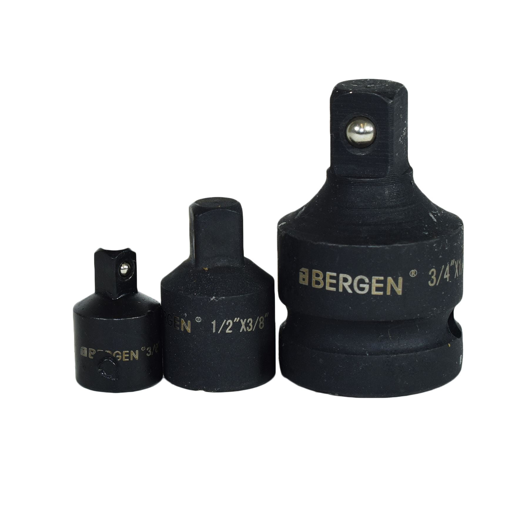 3pc Impacted Impact Socket Adapter Adaptor Reducer Set 3 4 1 4