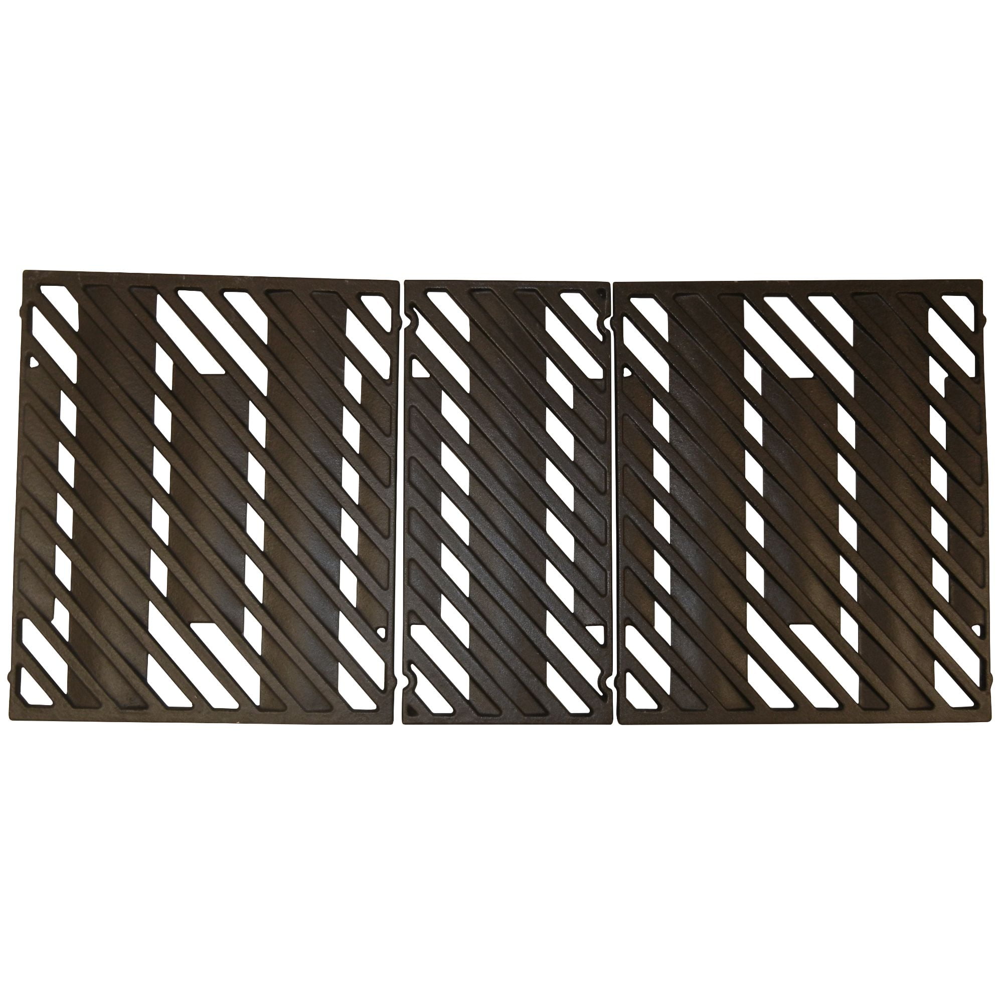 3pc Matte Cast Iron Cooking Grid for Captain Cook Gas Grills 33.5 ...