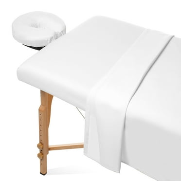 EARTHLITE Massage Table Fleece Pad Set DELUXE - 1" Soft Thick Fleece ...