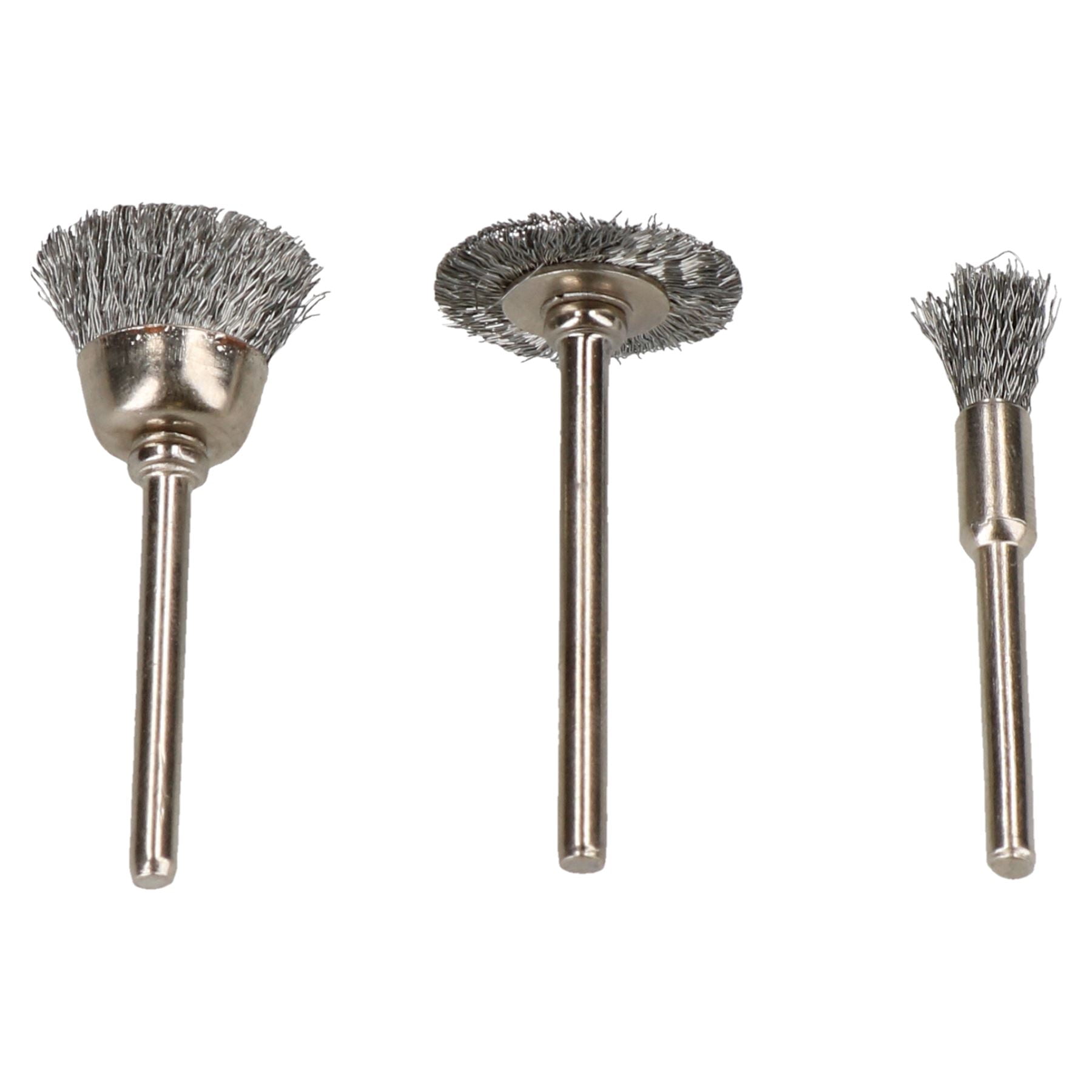 3pc Mini Rotary Steel Brush Metal Cleaning Polishing Set Suitable for ...