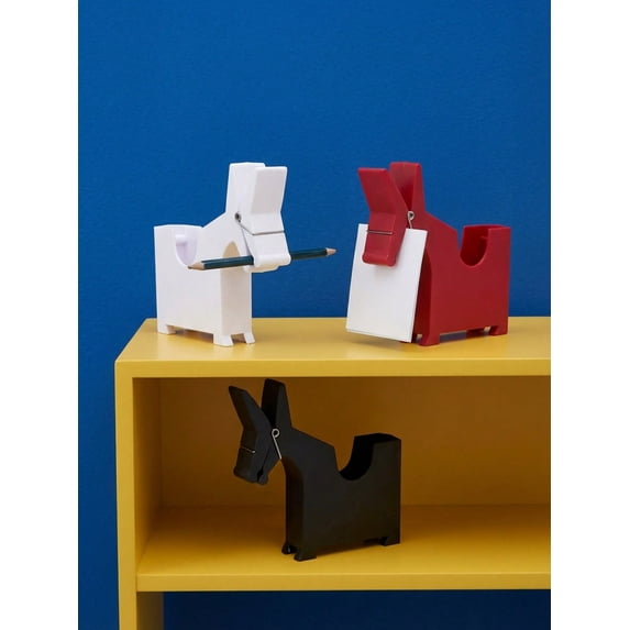 3pc Mule Design Desktop Organizer Note Clip Pen Holder Business Card ...