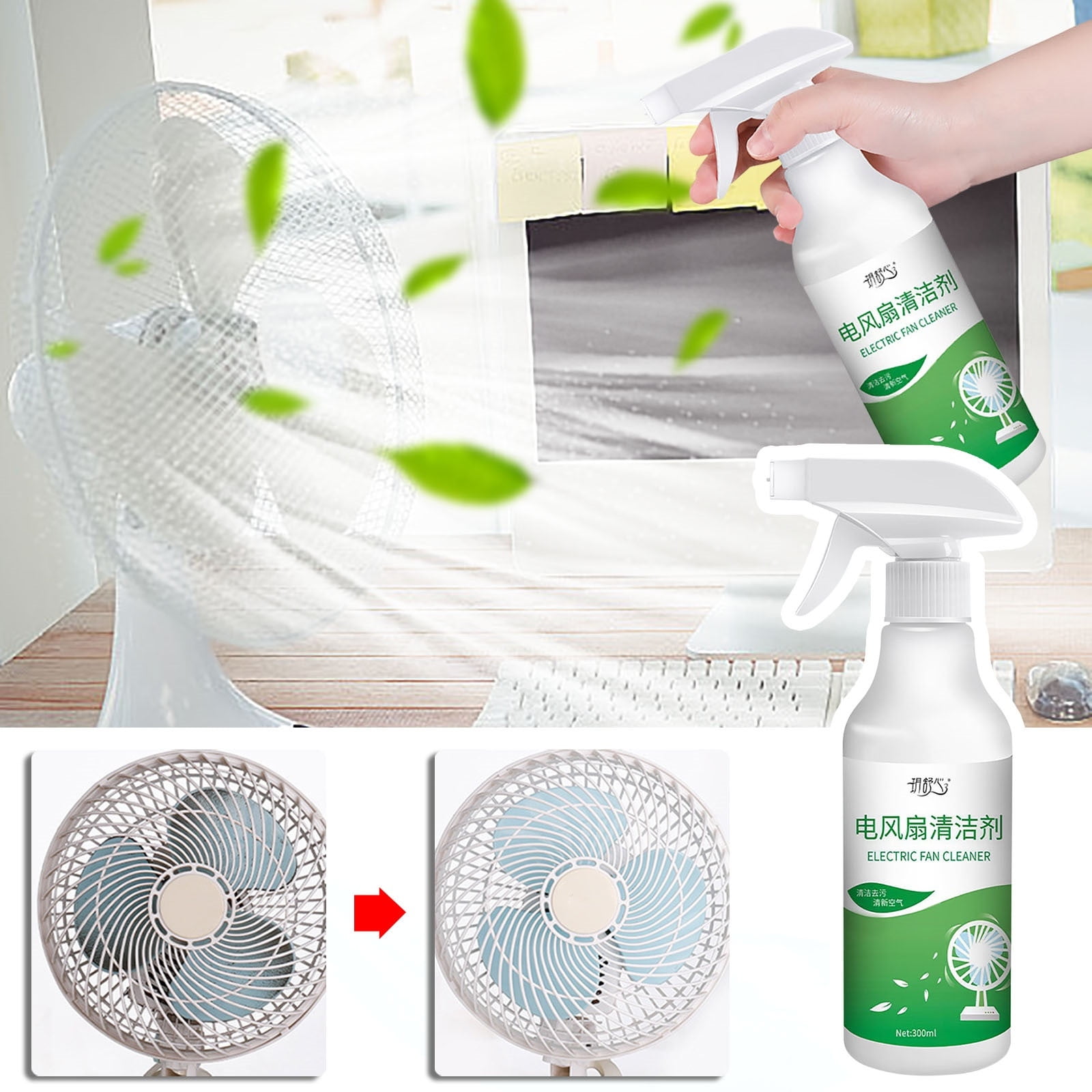 3pc Multi-Purpose Fan Cleaning Agent – Household Detachable Fan Cleaner ...