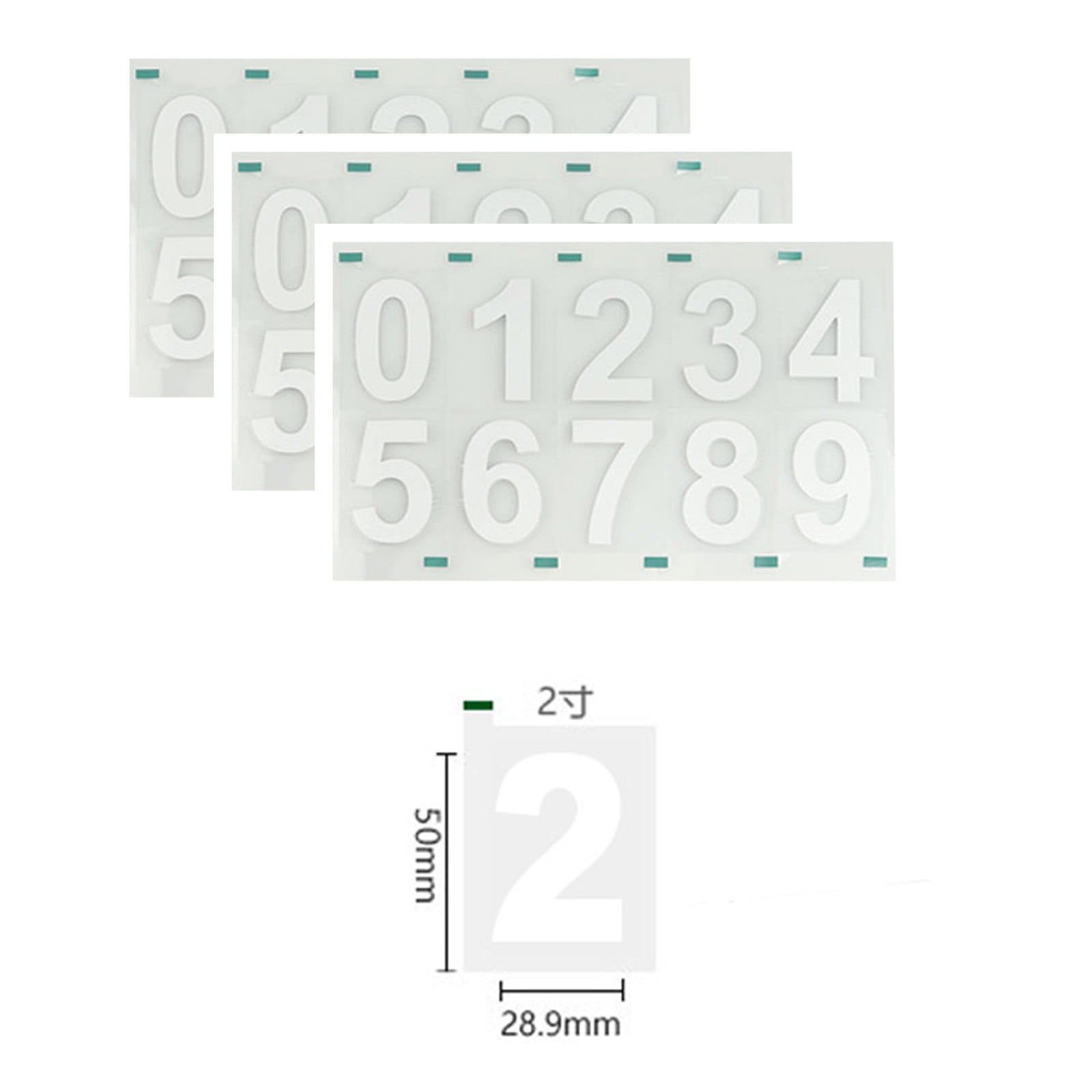 3pc Nanofilm License Plate Stickers, Reflective Invisible Digital ...
