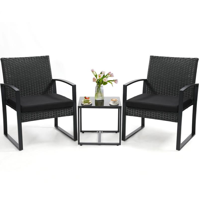 3pc Outdoor Furniture Set – Clearance Bistro Set with 2 Waterproof ...