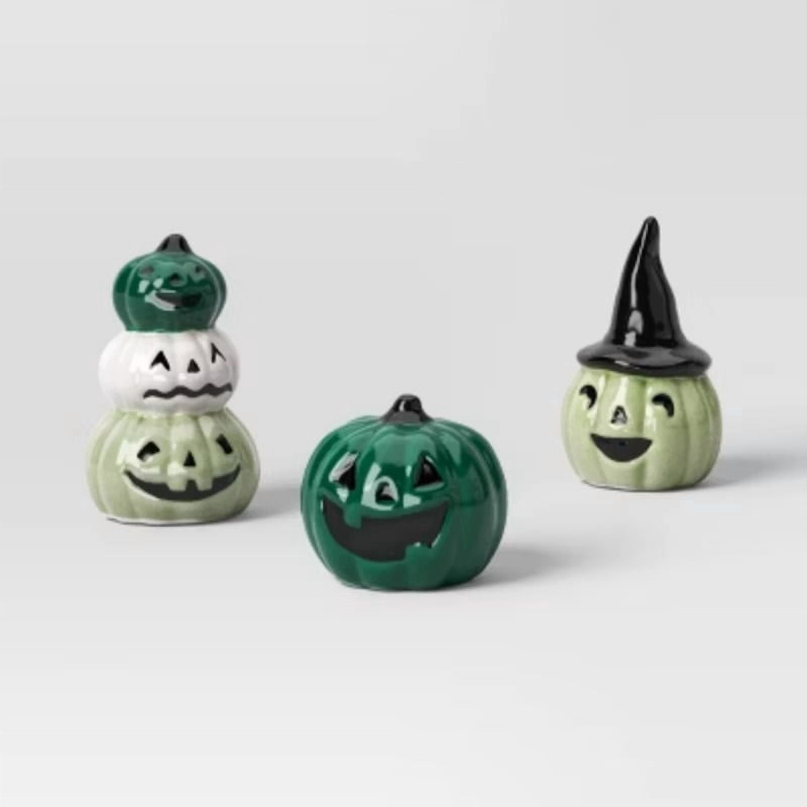3pc Pumpkins Mini Mantle Ceramic Decorative Accent Set - Walmart.com