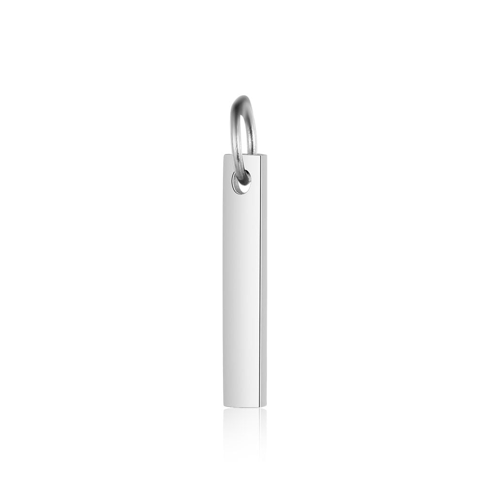 3pc Resistant 201 Stainless Steel Pendants Rectangle Stamping Blank Tag ...