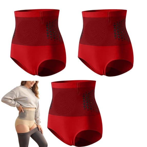 3pc Seamless High-waisted Shaping And Panties Postpartum Body Shaping ...