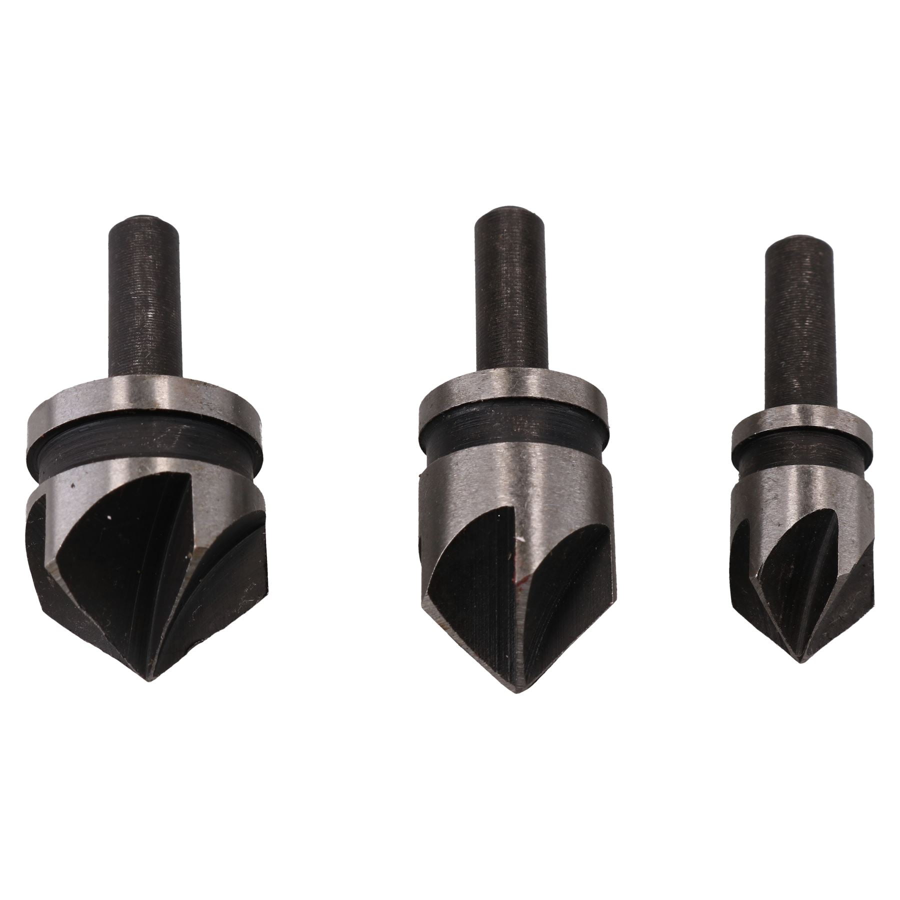 3pc Tapered Countersink Drill Bits Deburring Tools Hole Bore 1/2" 5/8 ...