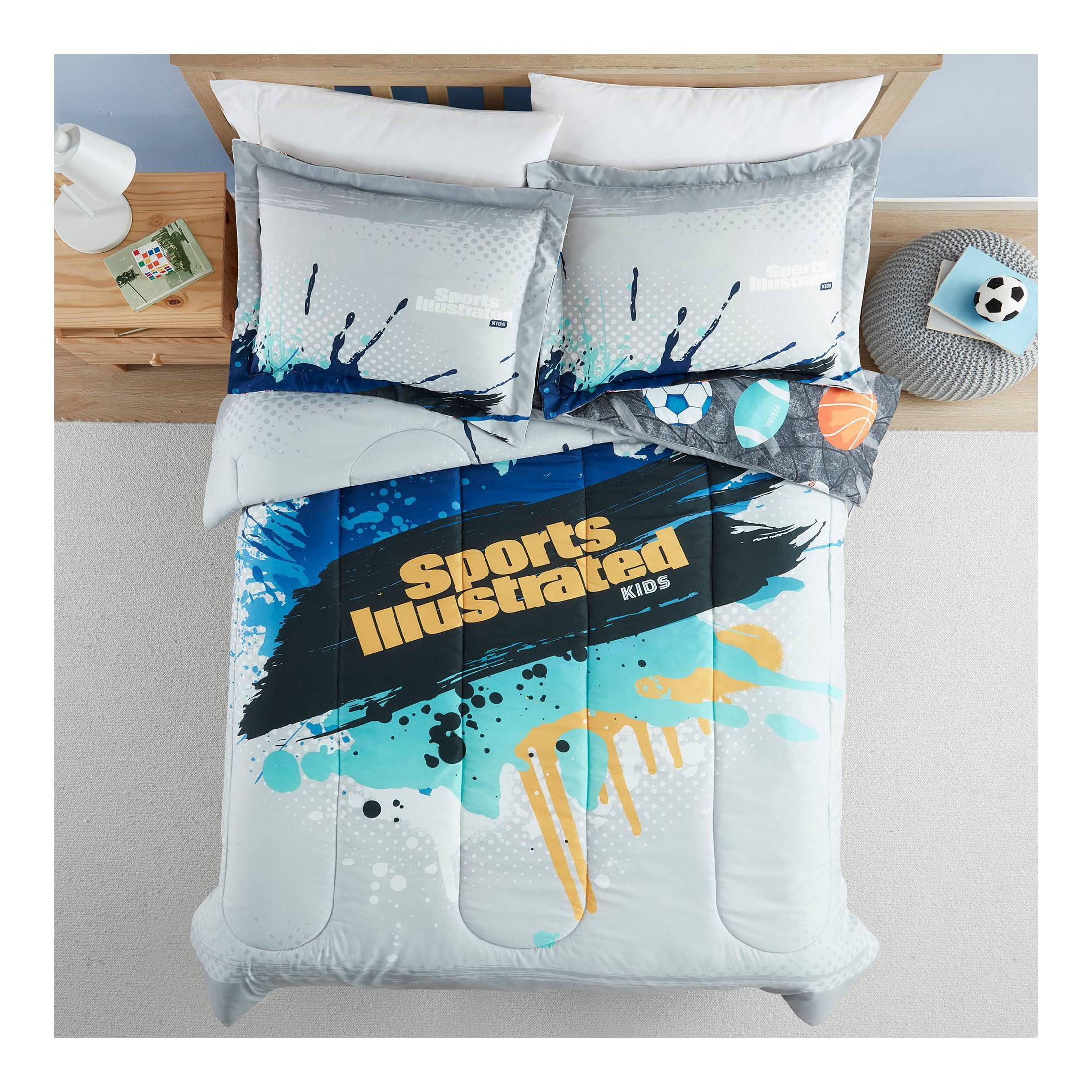 3pc Twin/Full Logo Engineered Kids' Bedding Set - Walmart.com