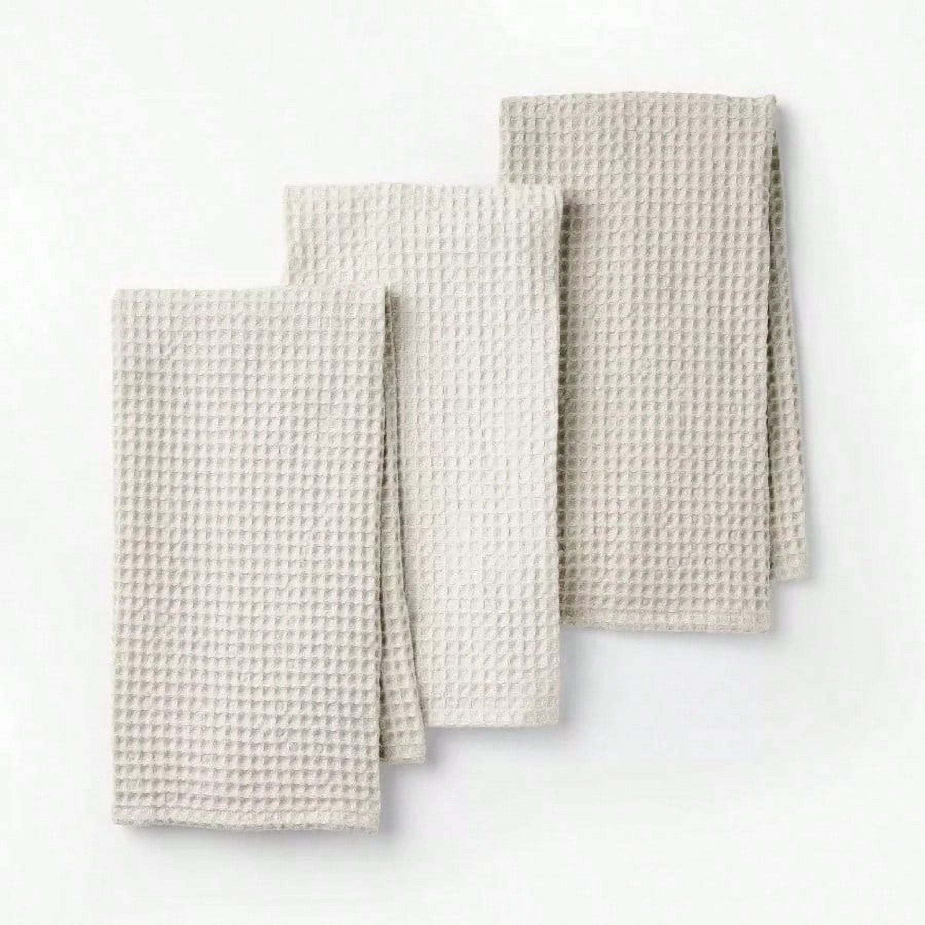 3pc Waffle Kitchen Towels - Figmint™ - Walmart.com
