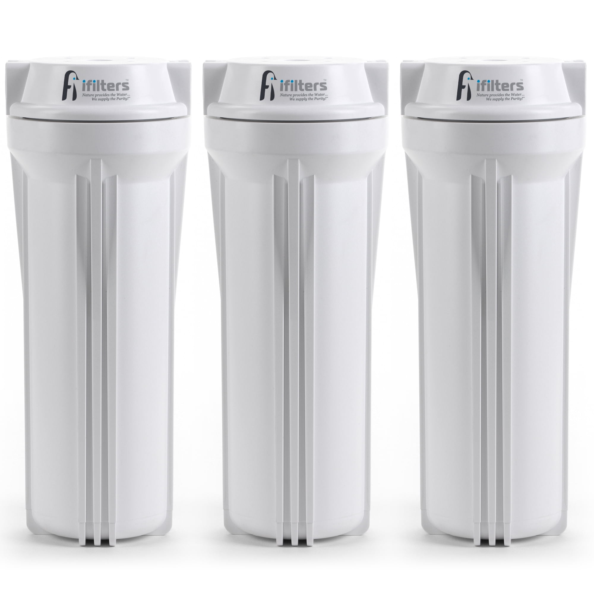 Hydronix HF2 2.5" Diameter Replacement Water Filter Housings for RO ...