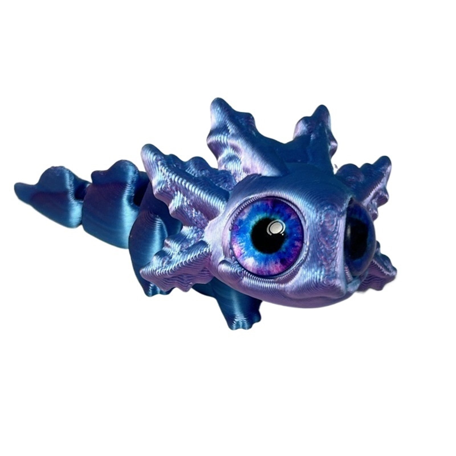 3pc pink blue 3D Printing Salamander Figures Animal Multi-Joint Movable ...