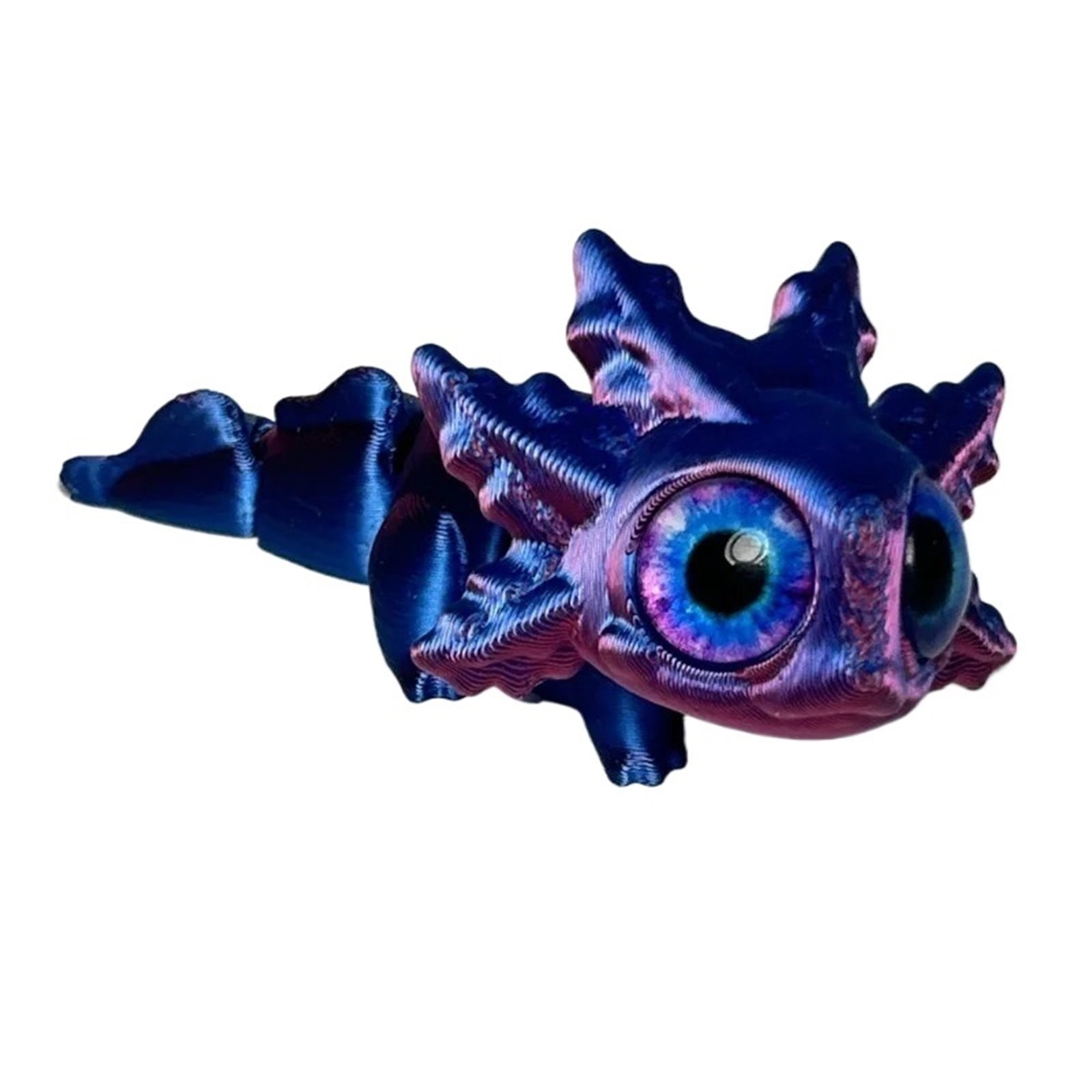 3pc red blue 3D Printing Salamander Figures Animal Multi-Joint Movable ...