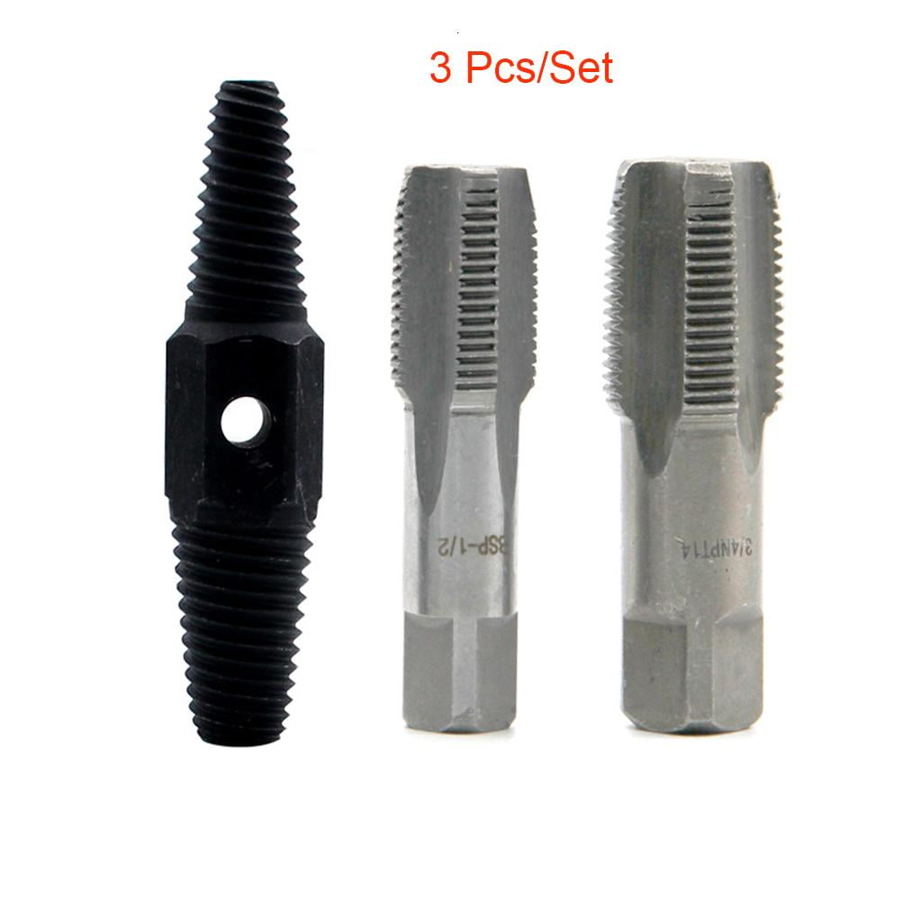 3pcs 1/2 Inch 3/4 Inch Wire Screw Extractor Broken Water Pipe Thread ...