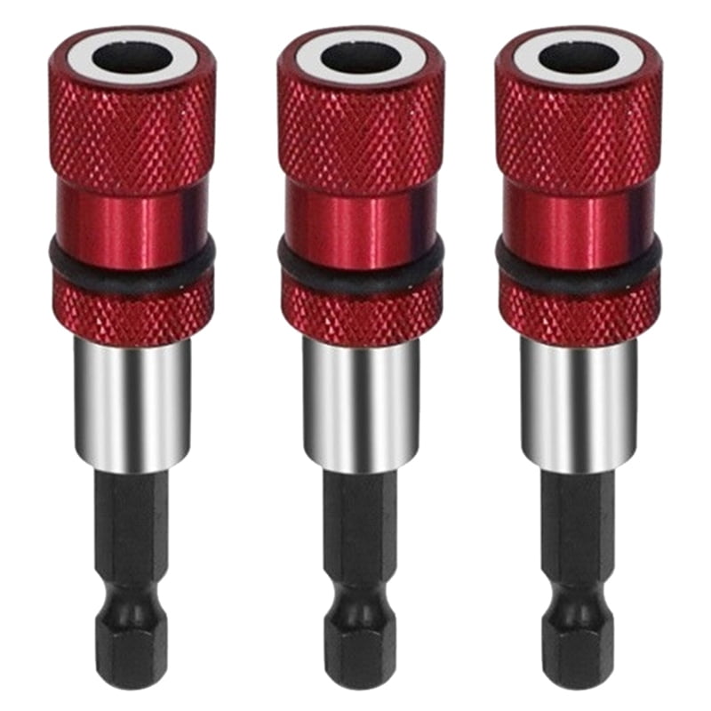 3pcs 1/4 Hex Shank Electric Drill Magnetic Screwdriver Bit Holder Tool ...