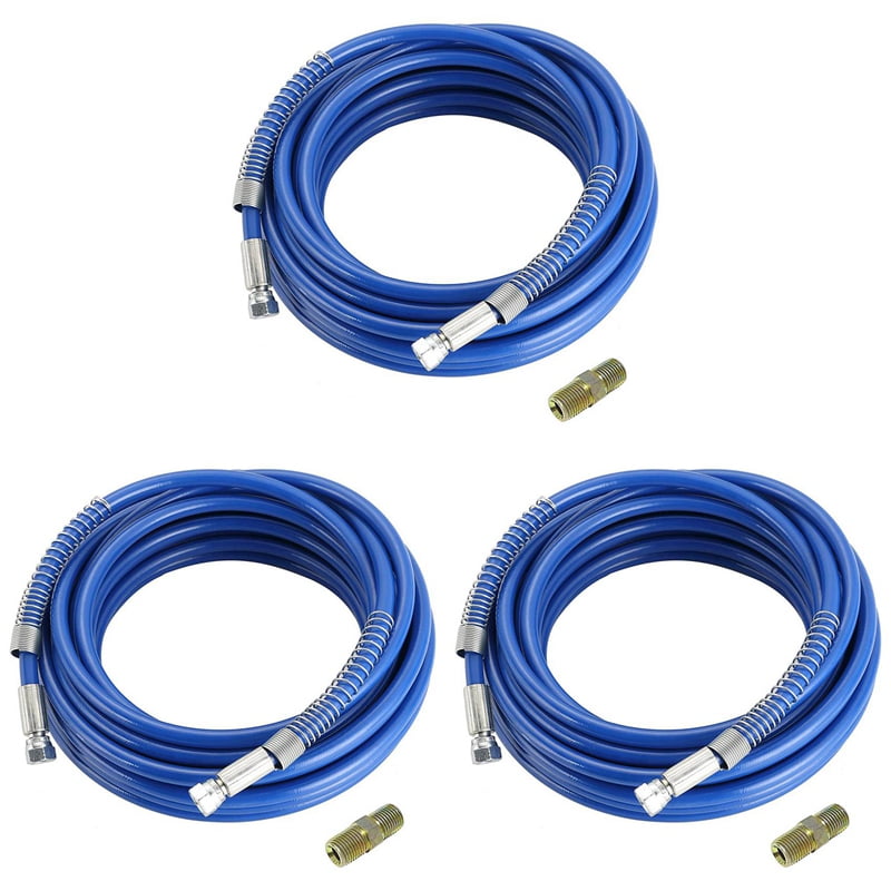 3pcs 1/4Inch Airless Paint Hose High Pressure Universal Paint Sprayer ...