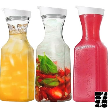 Vakly Deluxe Hospital Carafe 32 oz with Flexible Straw - Double-Wall ...