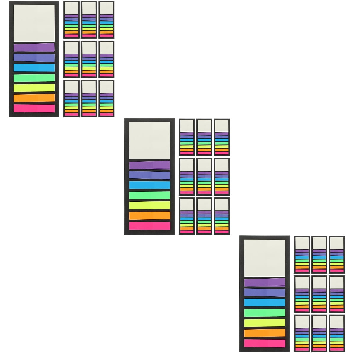 3pcs 10 Books of Book Tabs Annotating Books Divider Tabs Book Marking ...