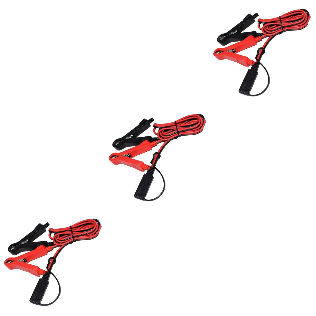 3pcs 100cm Motorcycle SAE to Alligator Clips Adapter Cable 12V 10A ...