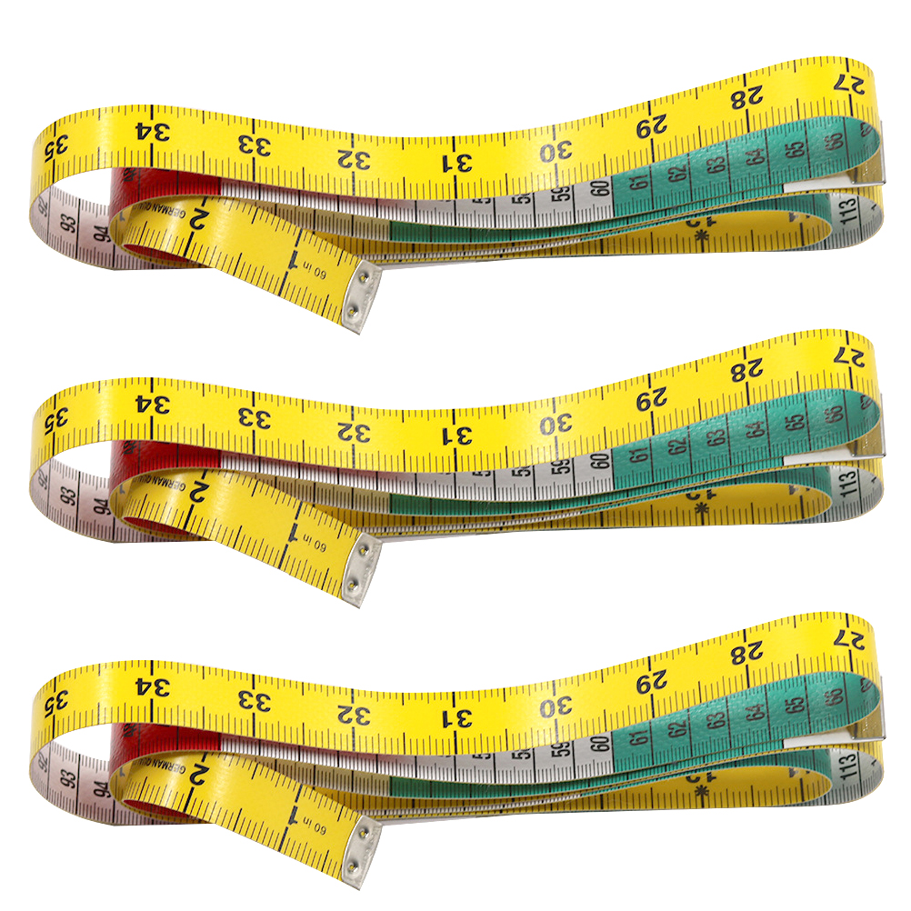 3pcs 150cm Retractable Measuring Rulers Measuring Tape Practical Tape ...