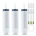 A Akraf 3pcs 150ml Plastic Syringes, 27.6-Inch Tube, Lubricants ...