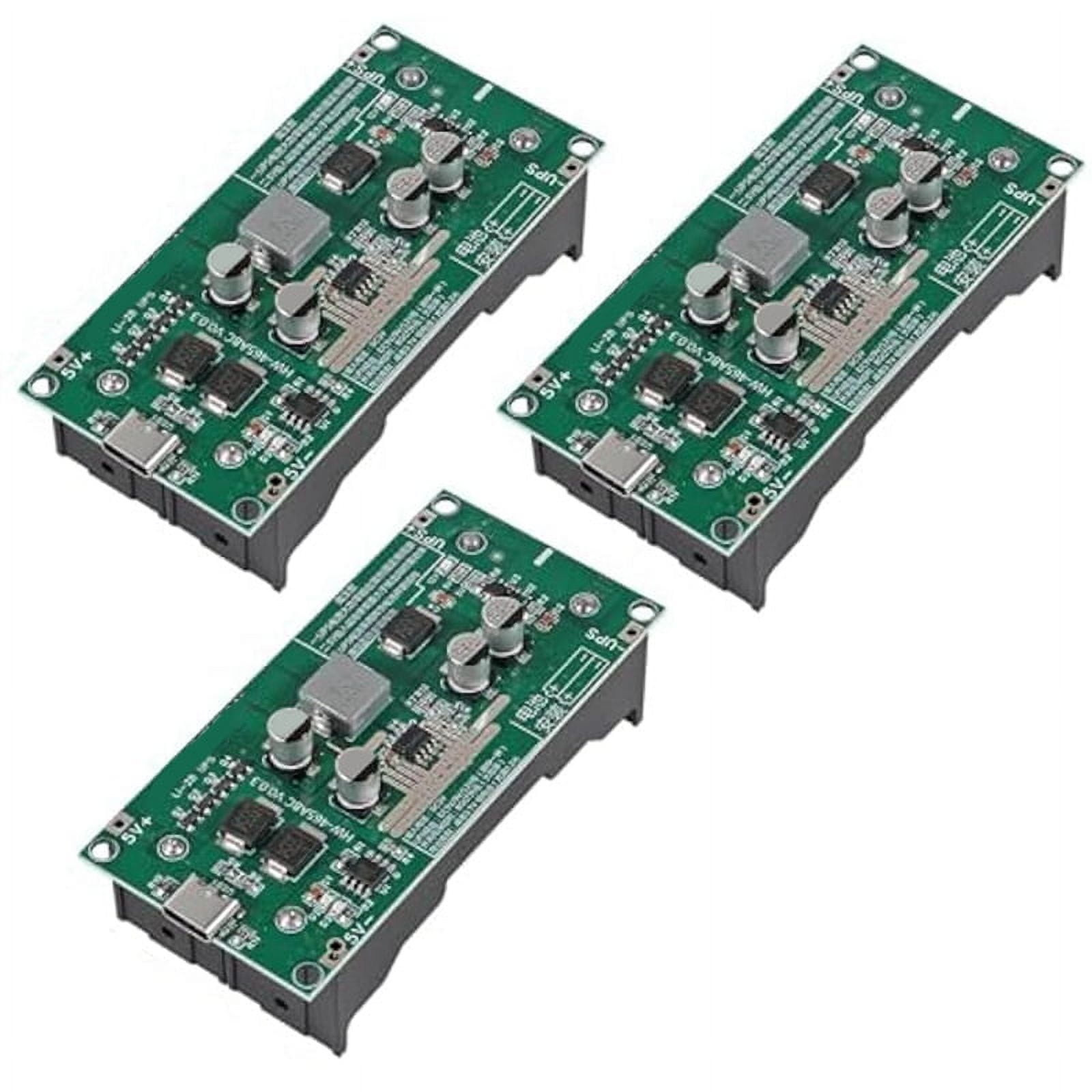 3pcs 15W 3A Battery Boost Charging Module High Power UPS 18650 Lithium ...