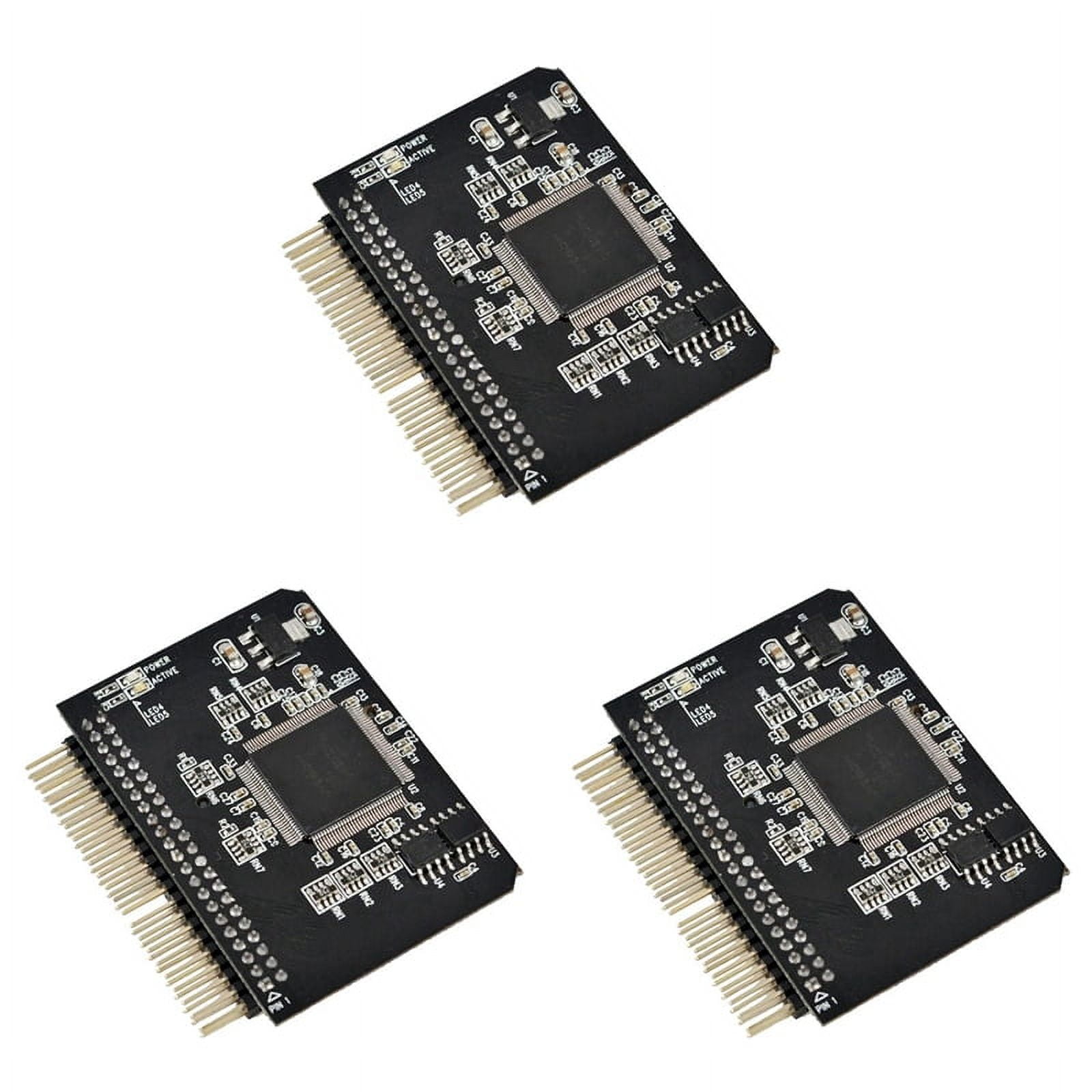 3pcs 2.5 Inch SD Card to IDE Adapter, SDHC/SDXC Memory Card Converter to Laptop HDD 44 Pin Male ...