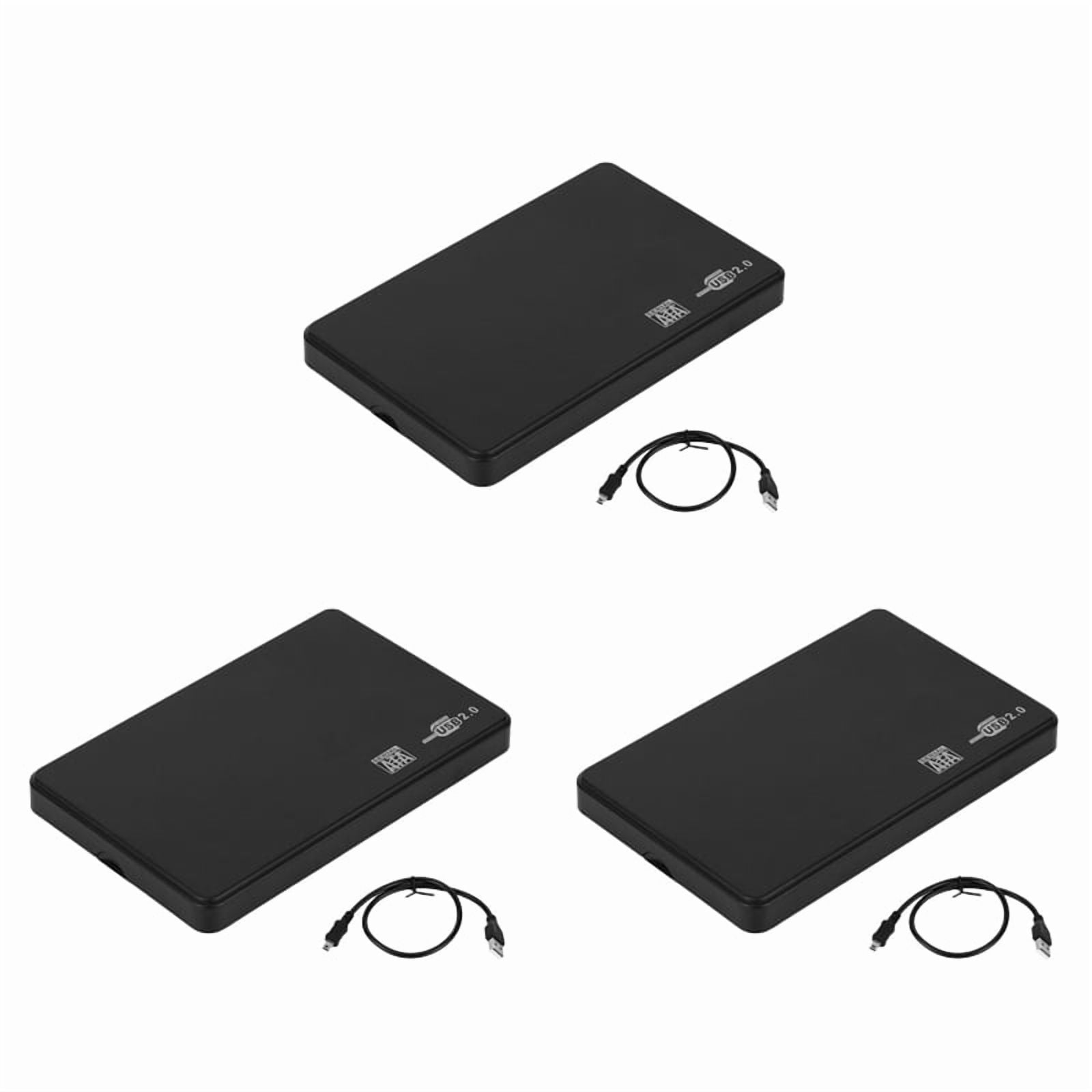3pcs 2.5 Inch USB HDD Case to USB 2.0 Hard Drive Disk External ...