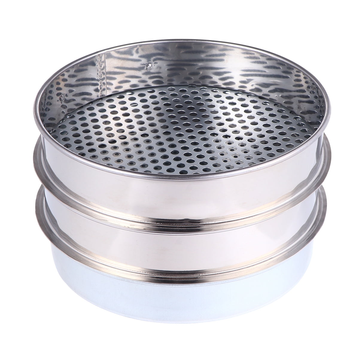 FRCOLOR Soil Sifting Pan Sieve for Gardening Use Stainless Steel ...