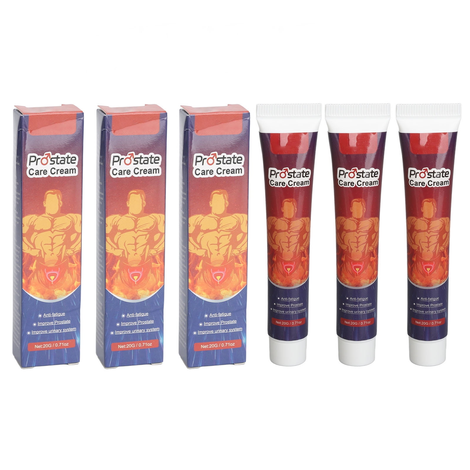 3pcs 20g Prostate Care Cream Reduce Discomfort Easy Absorption Men ...