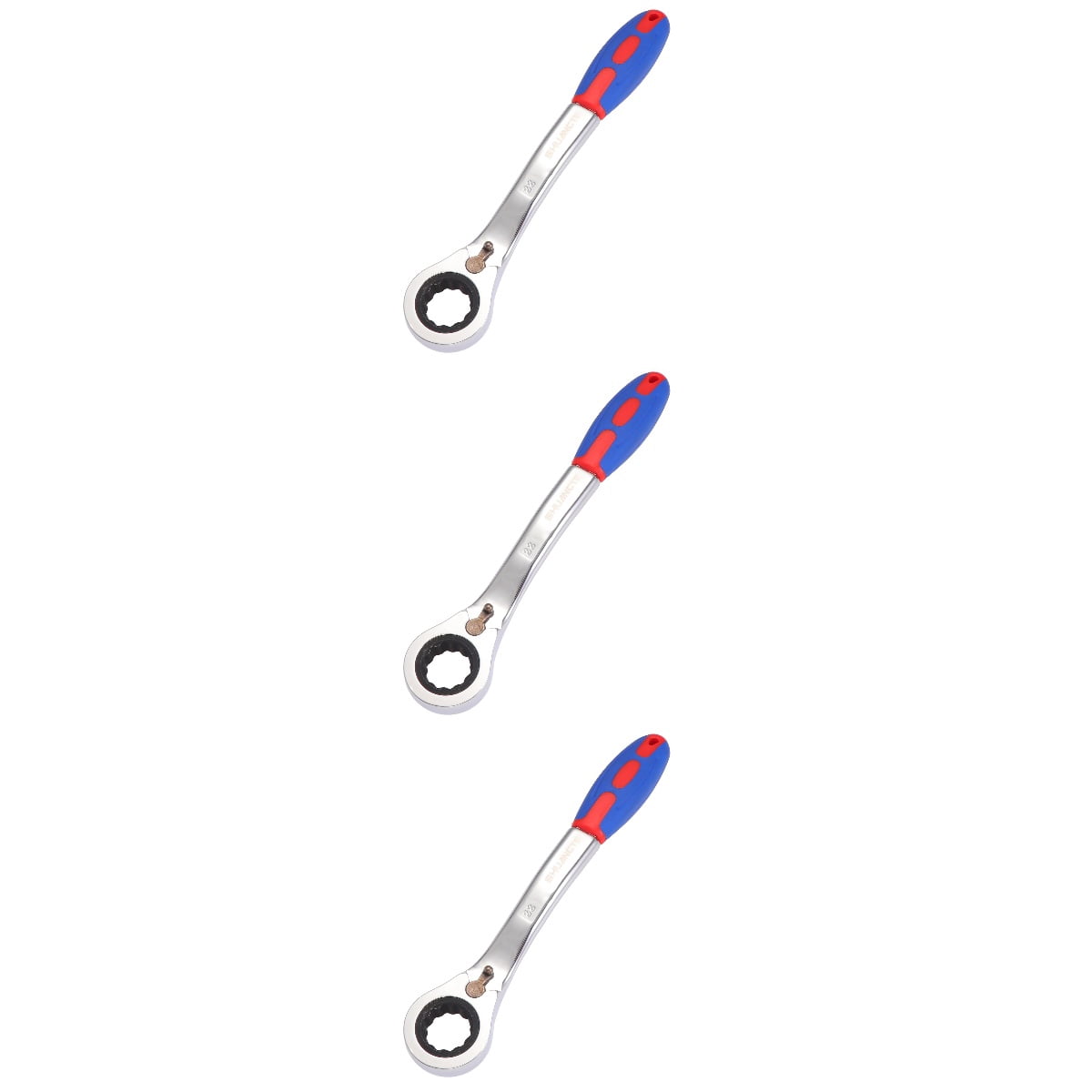 3pcs 22MM Two-way Ratchet Quick-Release Easy to Use Tooth Round Head ...