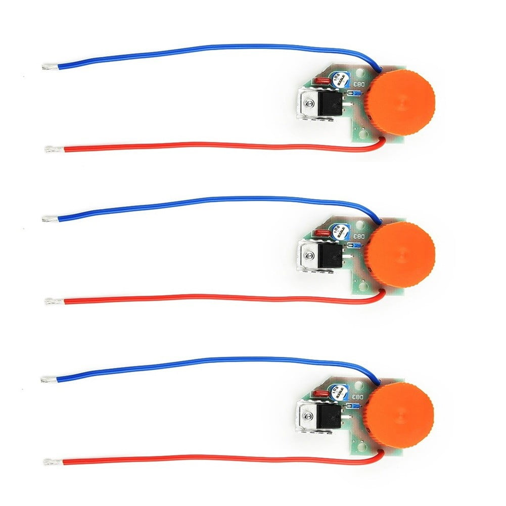 3pcs 250V 12A Speed Controller Switch Angle Grinder Polishing Machine ...