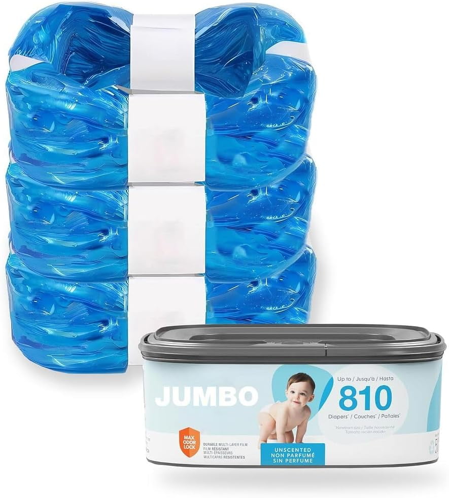 AIMIDODO 3pcs 26FT Diaper Pail Refills, Compatible with Diaper Genie ...
