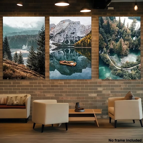 3pcs, 2D Frameless Canvas Prints, Home Decor Artwork, Set of 3 ...