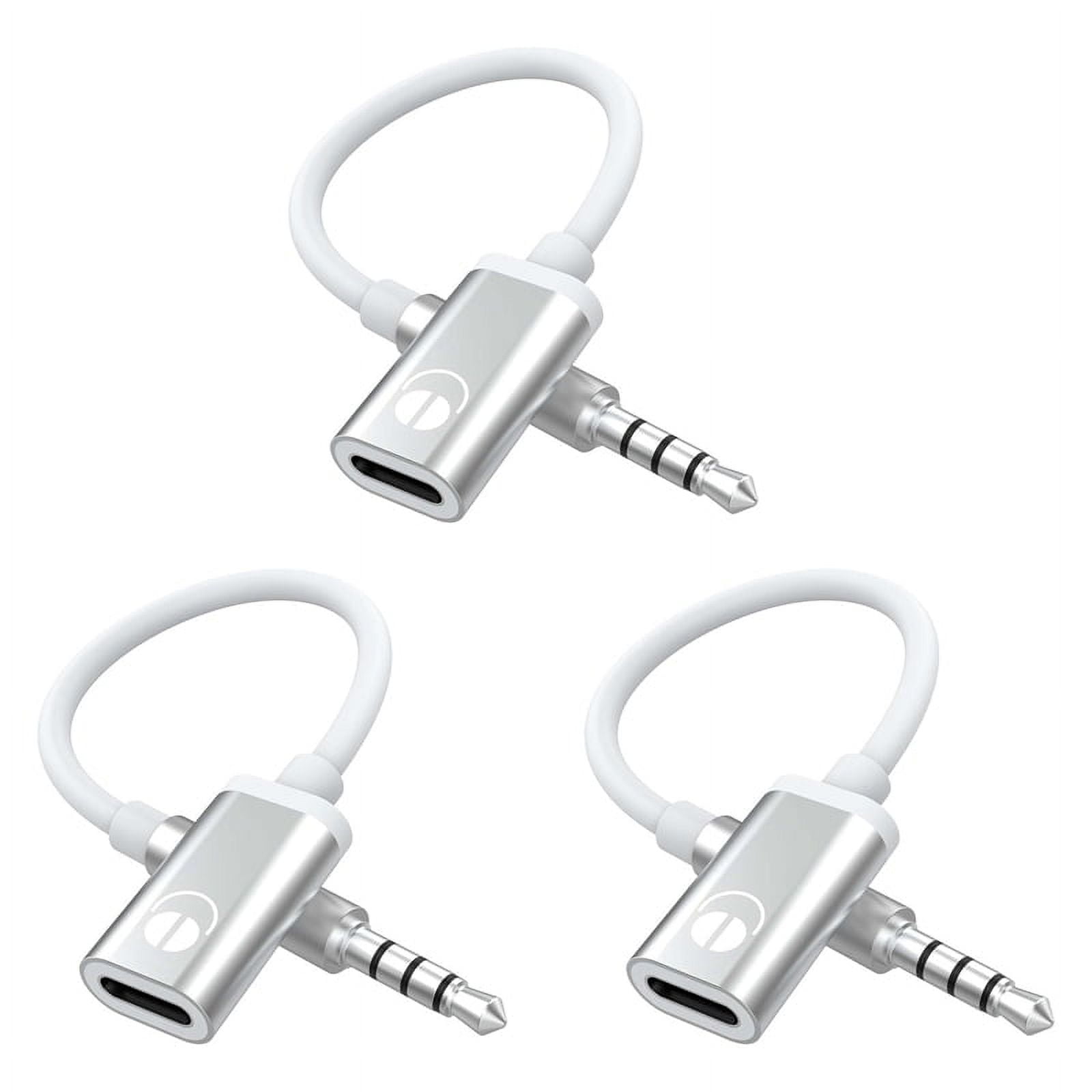3pcs 3.5mm Male to Type C Female Audio Cable Cord, Analog Audio Jack ...