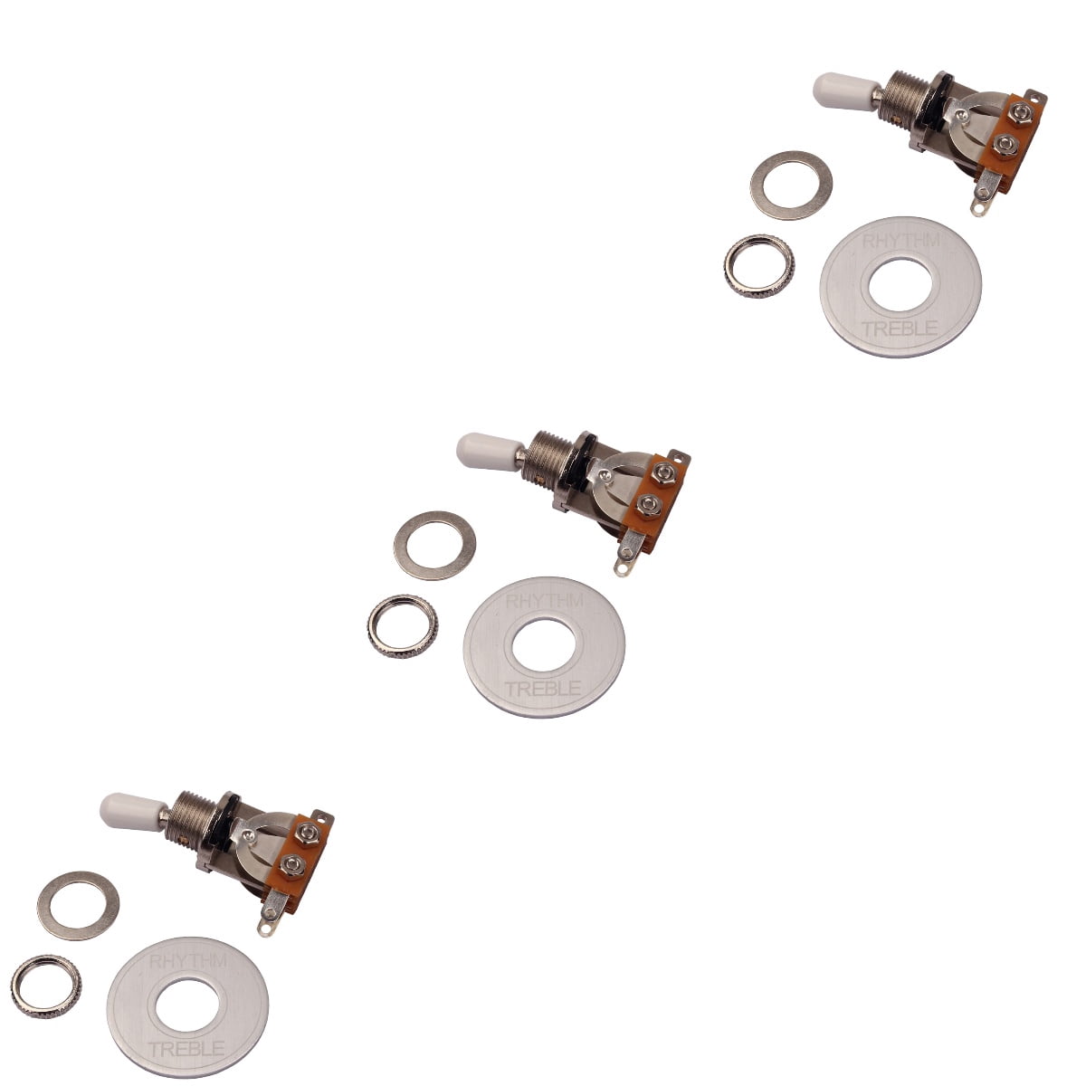 3pcs 3 Way Straight Toggle Guitar Pickup Selector for Electric Guitar ...