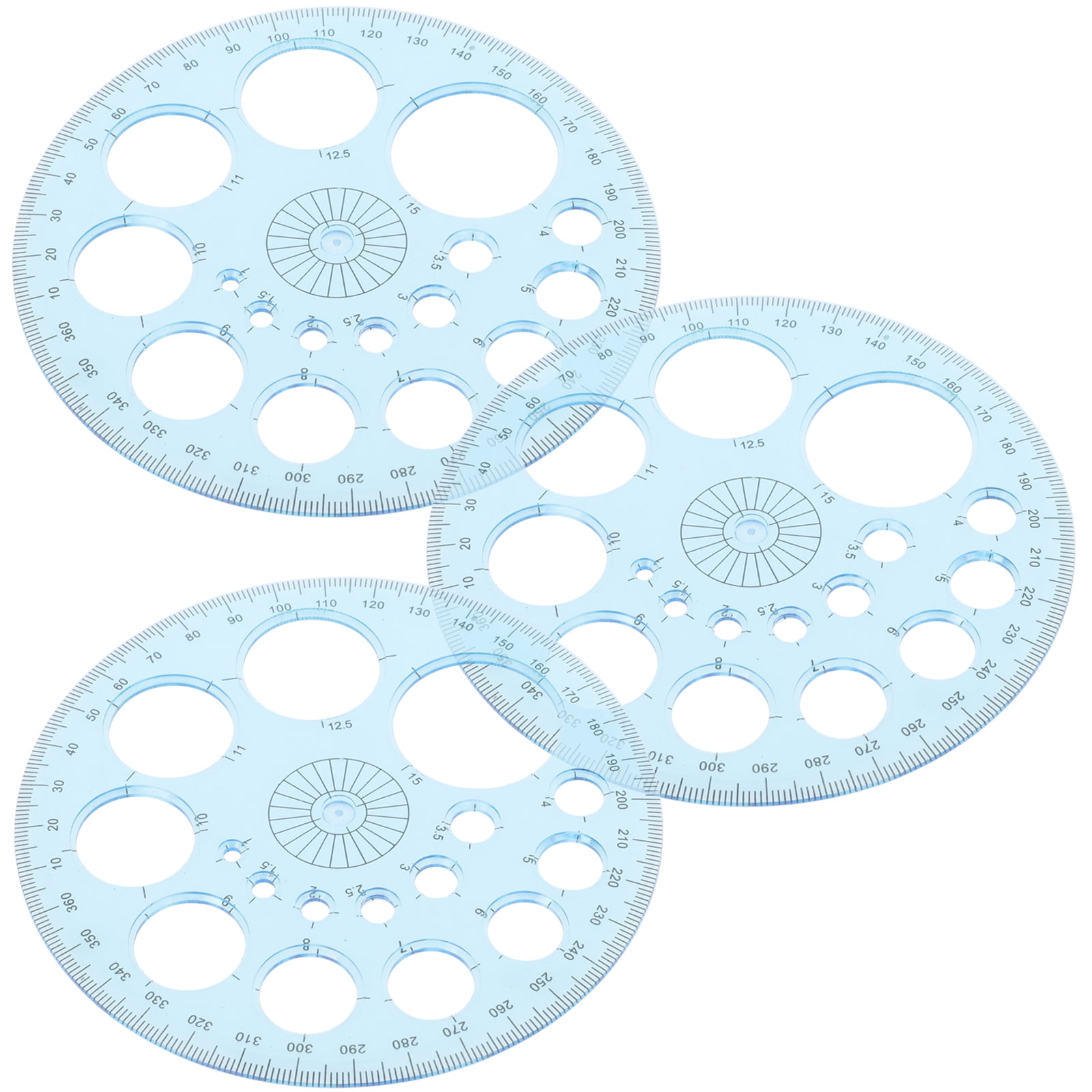 SEWOART Geometry Protractor Swing Arm Angle Protractor Sky-Blue Plastic ...