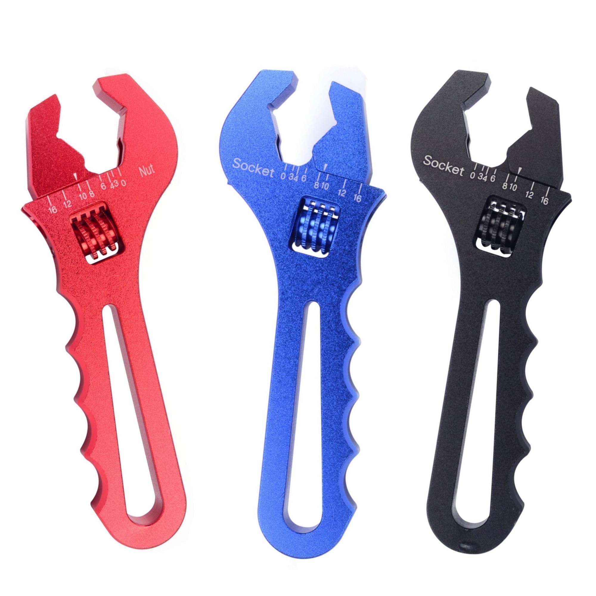 SPEEDWOW 3pcs 3AN-16AN Adjustable An Fitting Wrench Aluminum ...