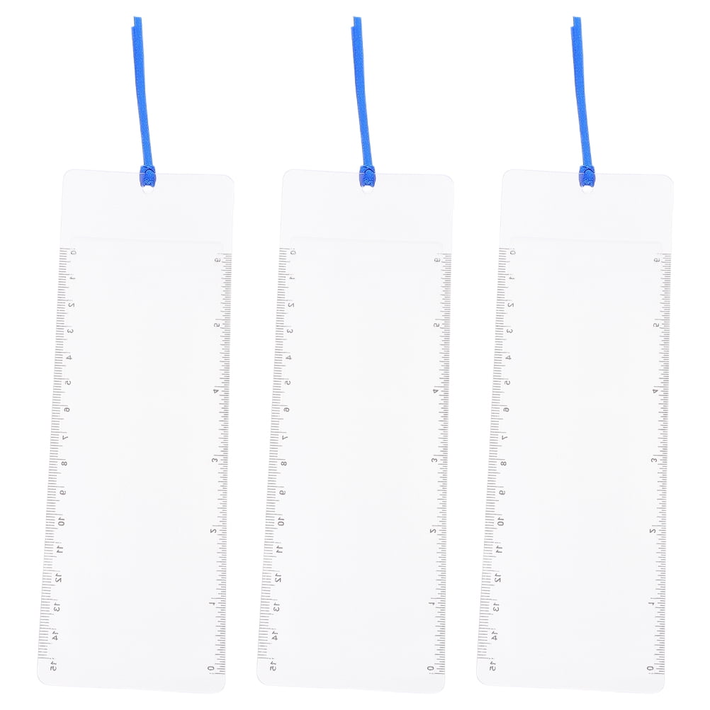 3pcs 3x Pocket Size Plastic Fresnel Lens Bookmark Magnifying Card With ...